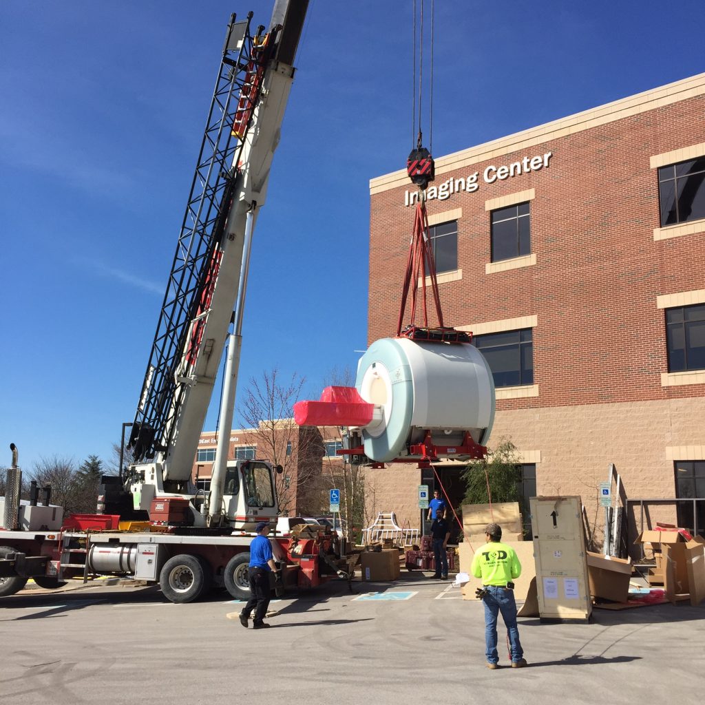 Recent MRI Delivery Job - T&D Machine Handling, Inc.
